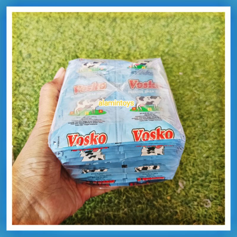 Jual 20 lembar permen susu vosko | Shopee Indonesia