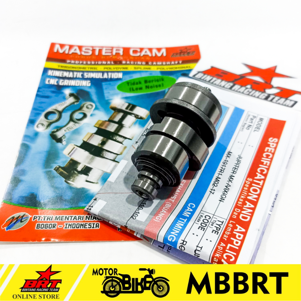Jual Master Cam BRT Noken As MX / Xabre / MX King / NVL / R15 / NVA T28 ...