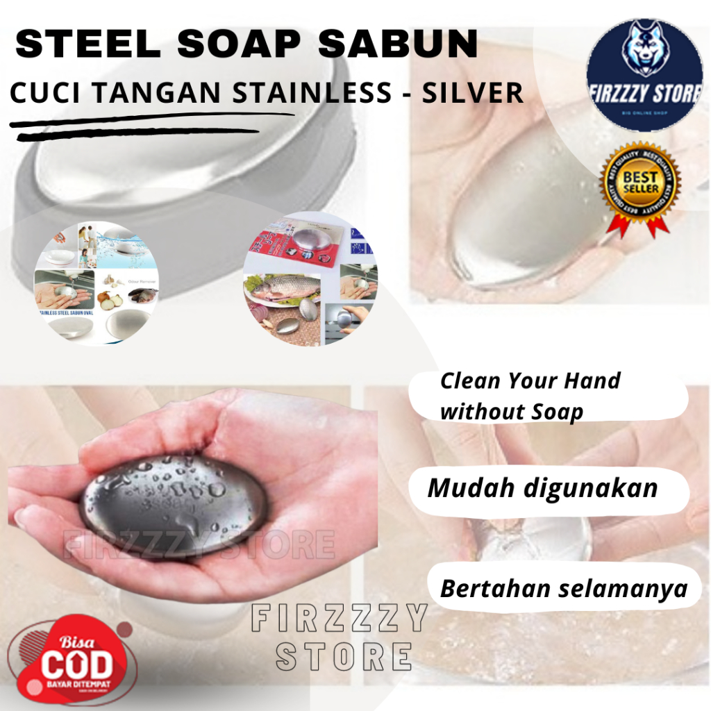 Jual Steel Soap Sabun Cuci Tangan Stainless - Silver | Shopee Indonesia