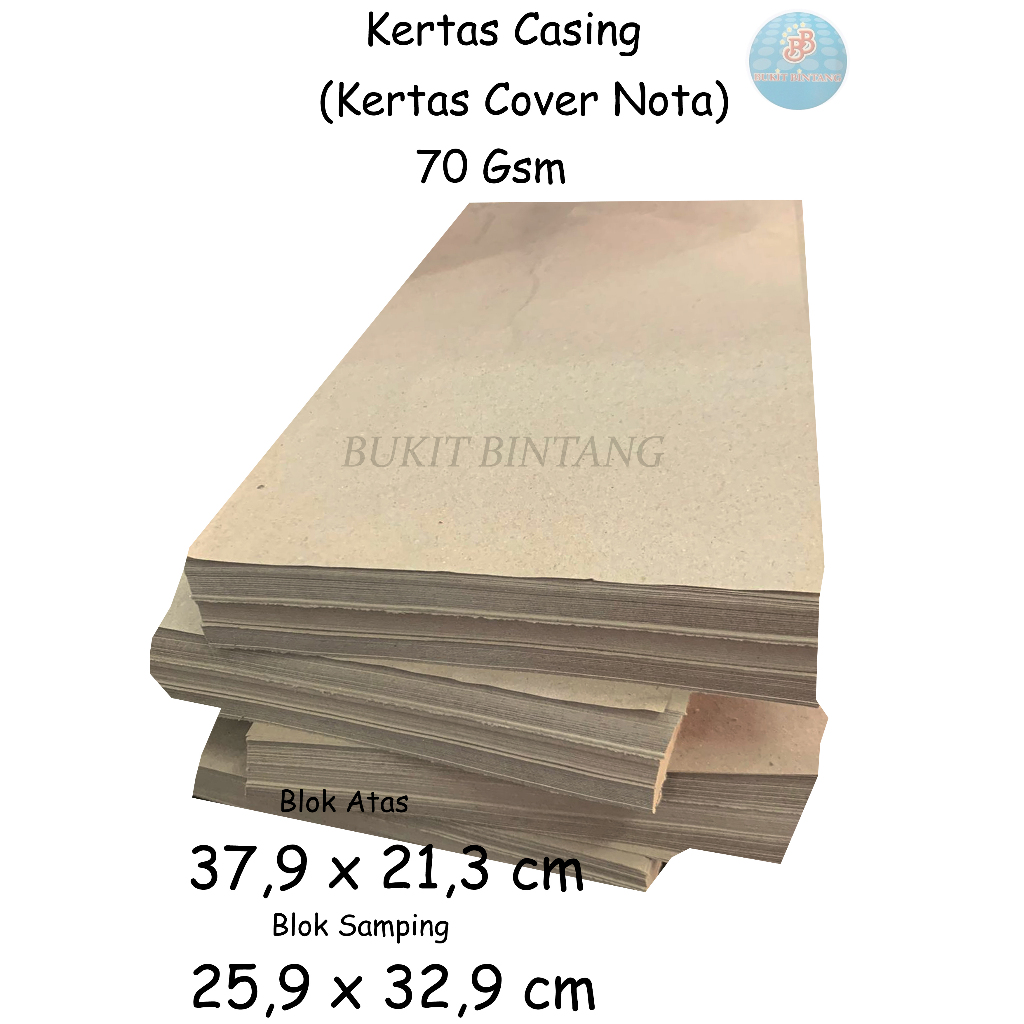 Jual Kertas Casing / Kertas Samson / Paper Craft 70 Gsm Uk 37,9 x 21,3 ...