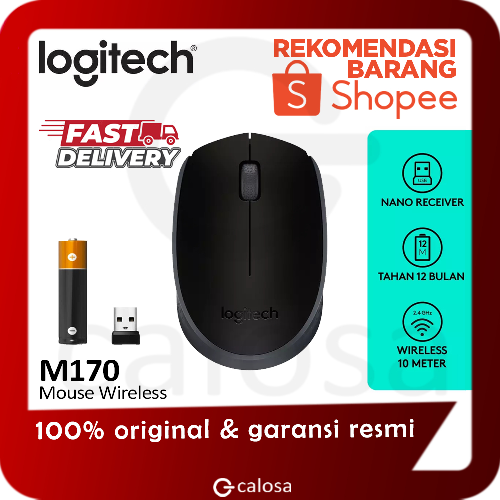 Jual Kirim Langsung Logitech M170 ORIGINAL - wireless mouse - Garansi ...