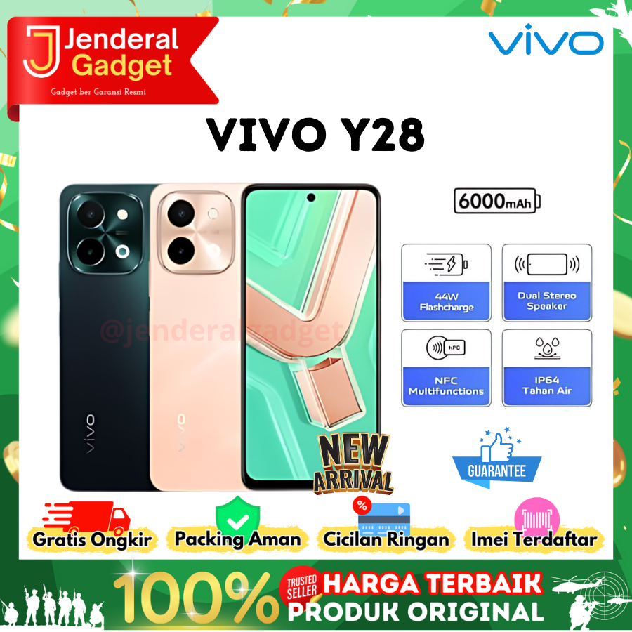 Jual Vivo Y28 4G 6/128GB NFC android | Shopee Indonesia