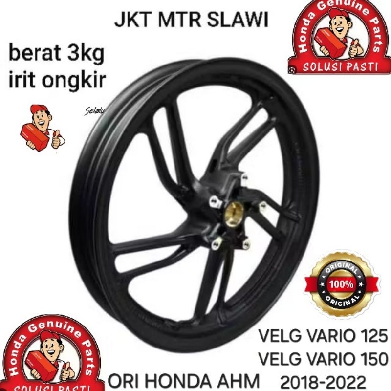 Jual 44601-K59-A70ZA Velg depan, pelek depan vario 150 new vario 150J ...