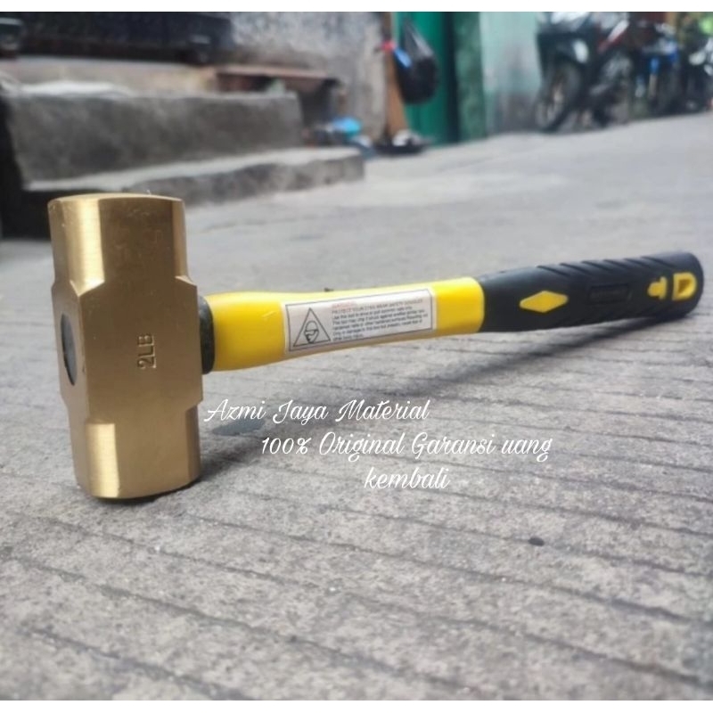 Jual Palu Kuningan 2 Lbs 1 Kg Original Barass Hammer Kuningan 1 Kg ...