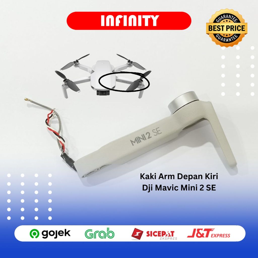 Jual Kaki Depan Kiri Motor Arm Front Left Drone Dji Mavic Mini 2 SE ...