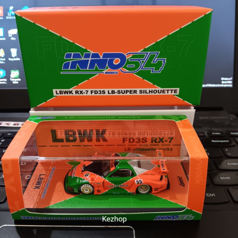 Jual INNO LBWK RX7 FD3S LB SUPER SILHOUETTE MDX 2024 HIJAU ORANYE NOT ...