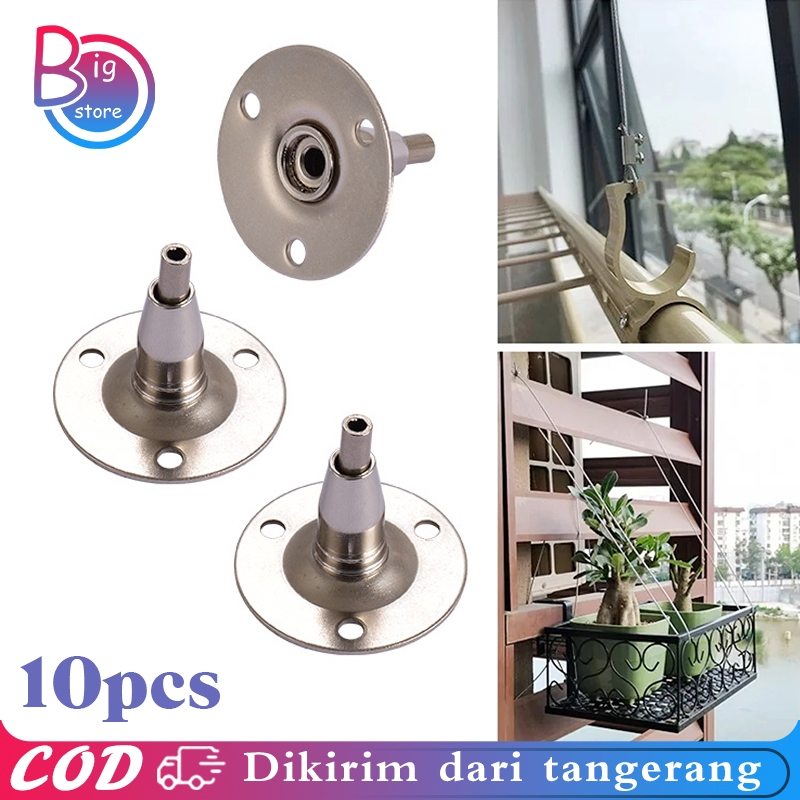 Jual Isi 10pcs Gantungan Bracket Rak Ambalan Gantungan Atas Kaca Kawat ...
