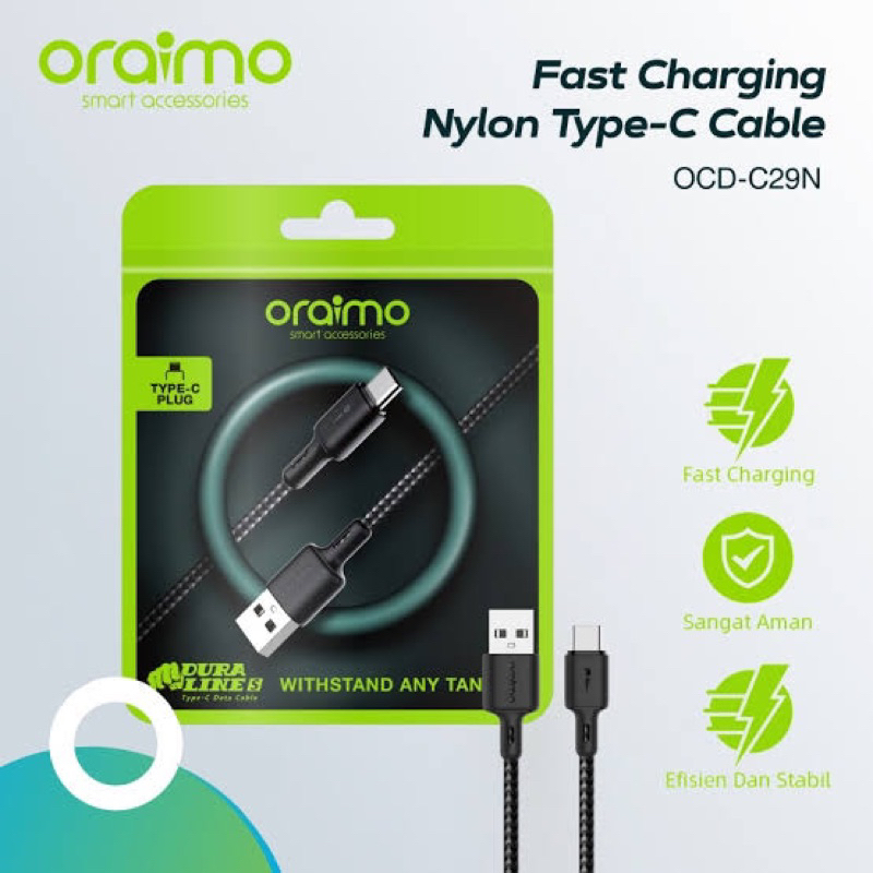 Jual Oraimo Kabel Data Micro USB & Type C USB Fast Charging Cable ...