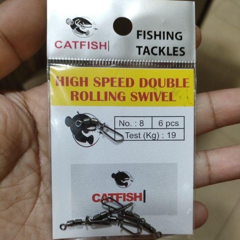 Jual CATFISH HIGH SPEED DOUBLE ROLLING SWIVEL | Shopee Indonesia