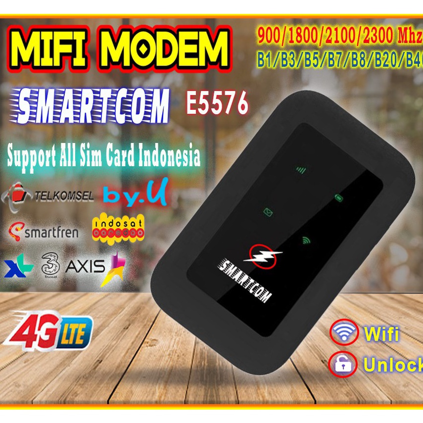 Jual KODE C27W Bozzbuy Wifi Modem MIFI SMARTCOM 4G LTE E5576 Unlock All ...