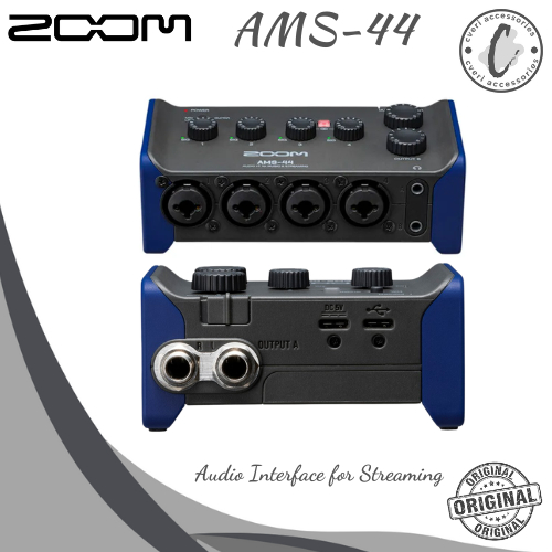 Jual Zoom AMS-44 Audio Interface for Music & Streaming Original AMS44 | Shopee Indonesia