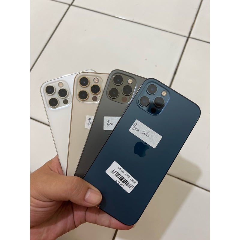 Jual Iphone 12 Pro 128Gb / 256Gb / 512Gb Second Imei Terdaftar Fullset | Shopee Indonesia