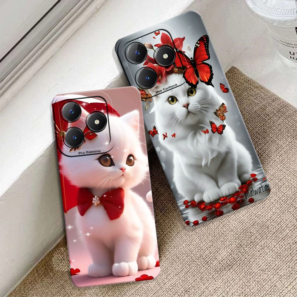 Jual CASE HP UNTUK REALME C63 - C61 GAMBAR KUCING NS06 CASING HP ...
