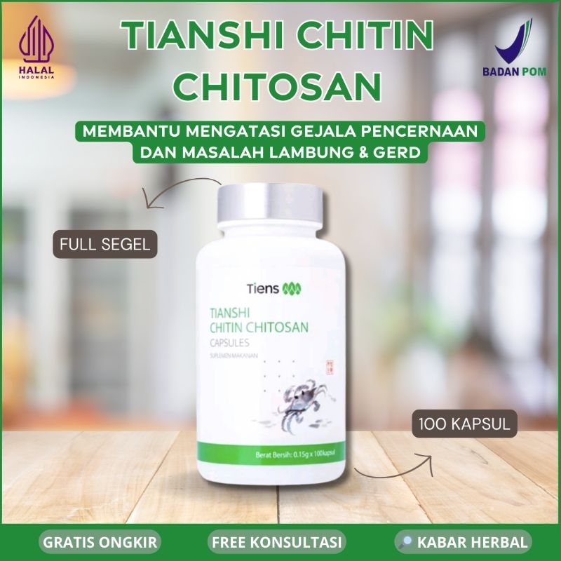 Jual TIANSHI CHITIN CHITOSAN ORIGINAL - SOLUSI ATASI ASAM LAMBUNG-MAAG ...