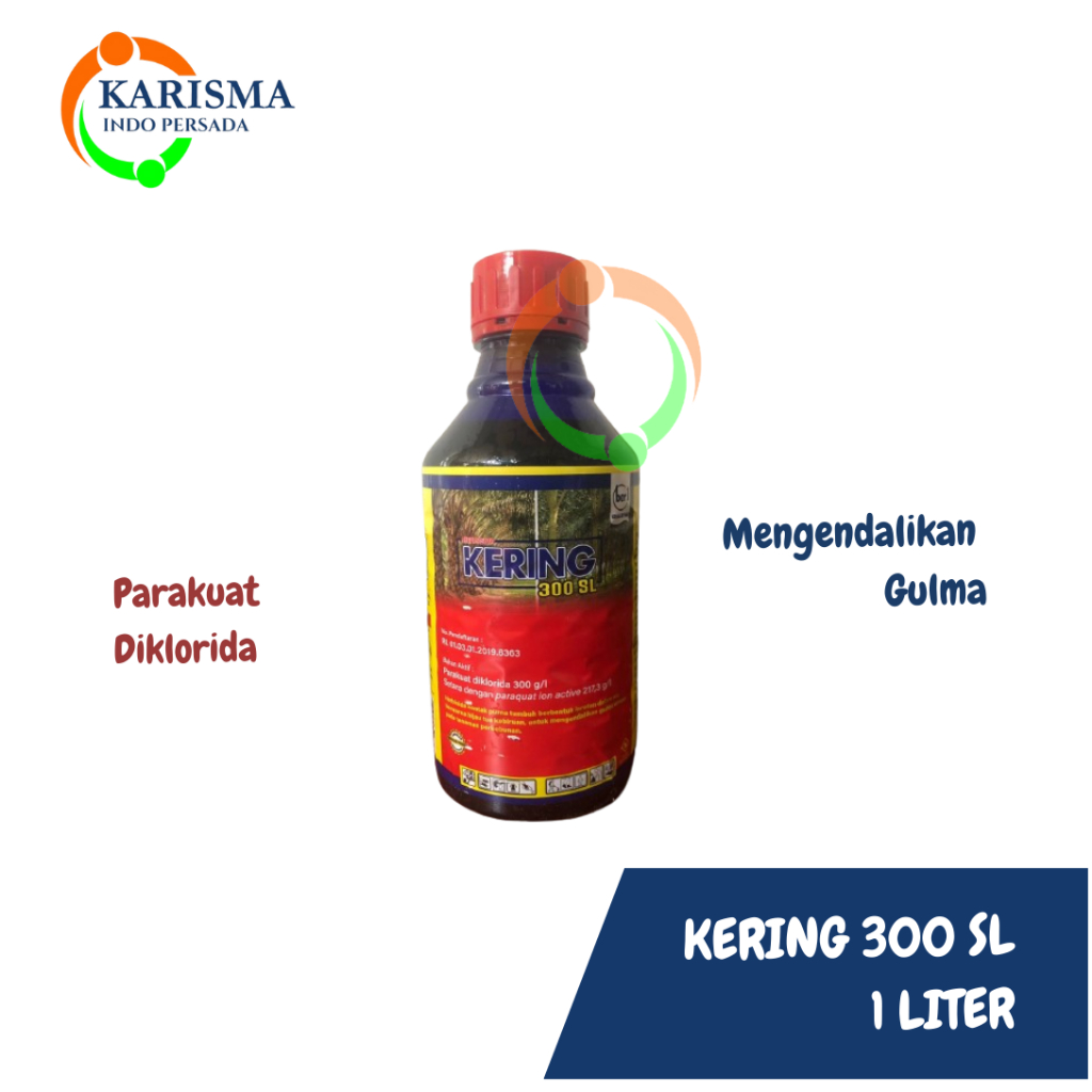 Jual KERING 300 SL Obat Pembasmi Rumput Liar Ampuh - 1 LITER | Shopee ...