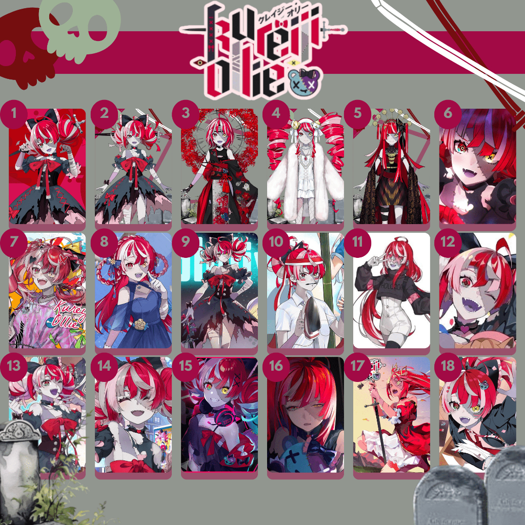 Jual PHOTOCARD VTUBER - HOLO ID GEN 2| 《 VER. HOLORO 》 | 【Kureiji Ollie ...