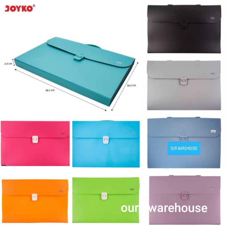 Jual KODE J2N5 Expanding File Folio 13 Pocket Map Harmonika F4 JOYKO EF ...