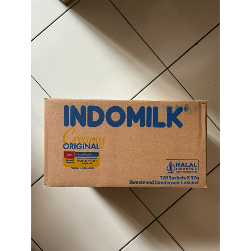 Jual INDOMILK SUSU KENTAL MANIS SACHET 1 DUS | Shopee Indonesia
