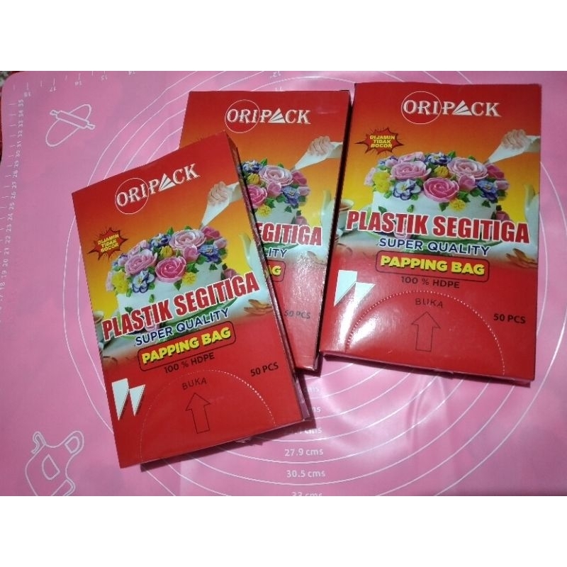 Jual PIPING PAPPING BAG PLASTIK SEGITIGA ISI 50 PCS KUAT TEBAL | Shopee ...