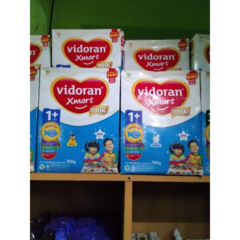 Jual Vidoran Xmart milk formula baru 1-3 tahun rasa vanila dan madu ...
