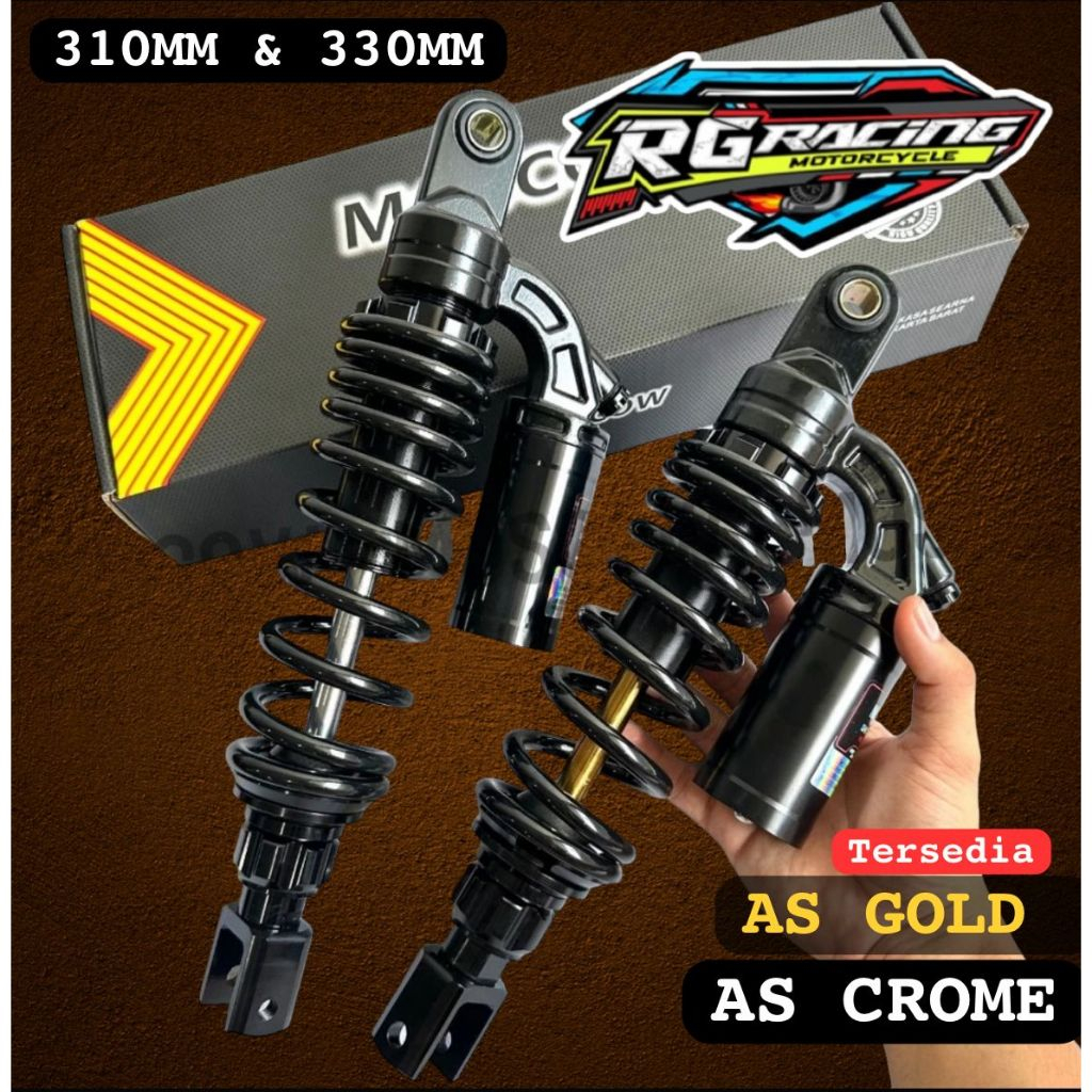 Jual shockbreaker shock model KTC EKTREME 310mm 330mm beat mio genio ...