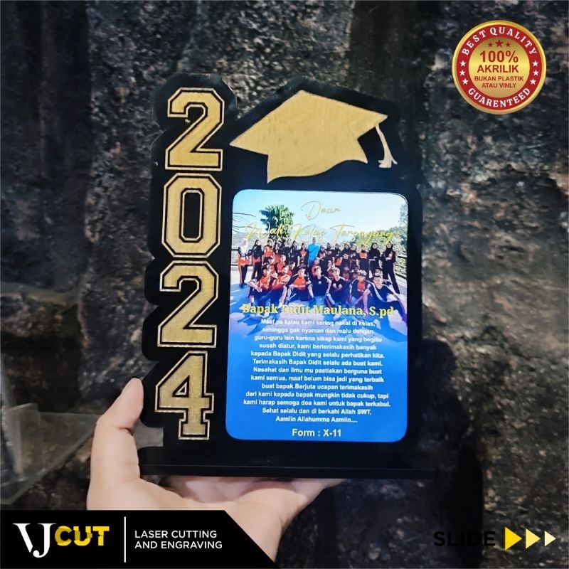 Jual Plakat Wisuda / Graduation Akrilik tebal 5mm/ plakat custom ...