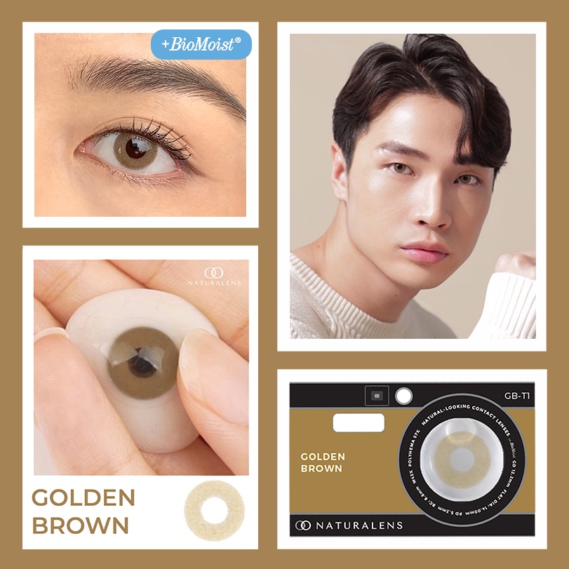 Jual KODE K48P Naturalens Golden Brown Softlens Biomoist sd 1 Contact ...