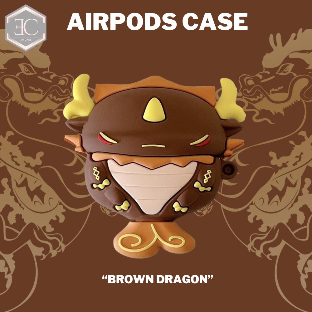 Jual Case Airpods Brown Dragon Chinese Dragon Case Casing Airpods 1 2 3 ...