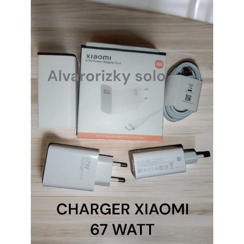 Jual CHARGER XIAOMI 67 WATT FAST CHARGING TYPE C | Shopee Indonesia