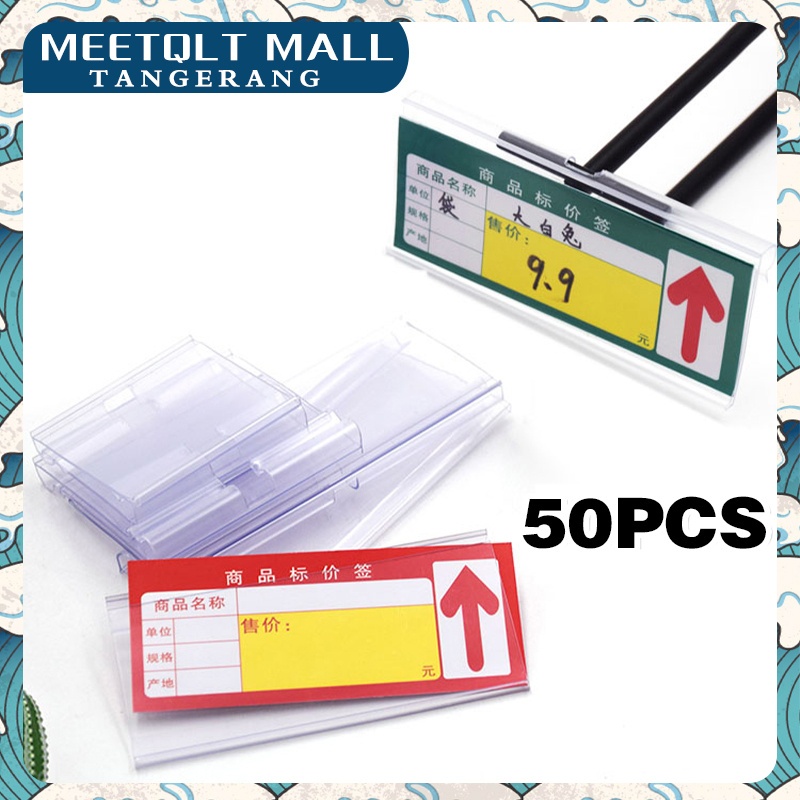 Jual Mika Label Harga/Price Tag Holder PVC/Label Tag Harga/Label Harga ...