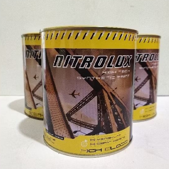 Jual Cat Besi dan Kayu Nitrolux 1kg atau 900cc cat sintetis | Shopee ...