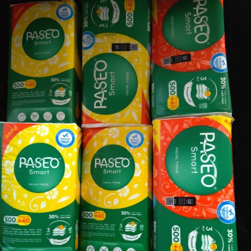 Jual Paseo Smart facial 250's up to 540s New pack | Shopee Indonesia