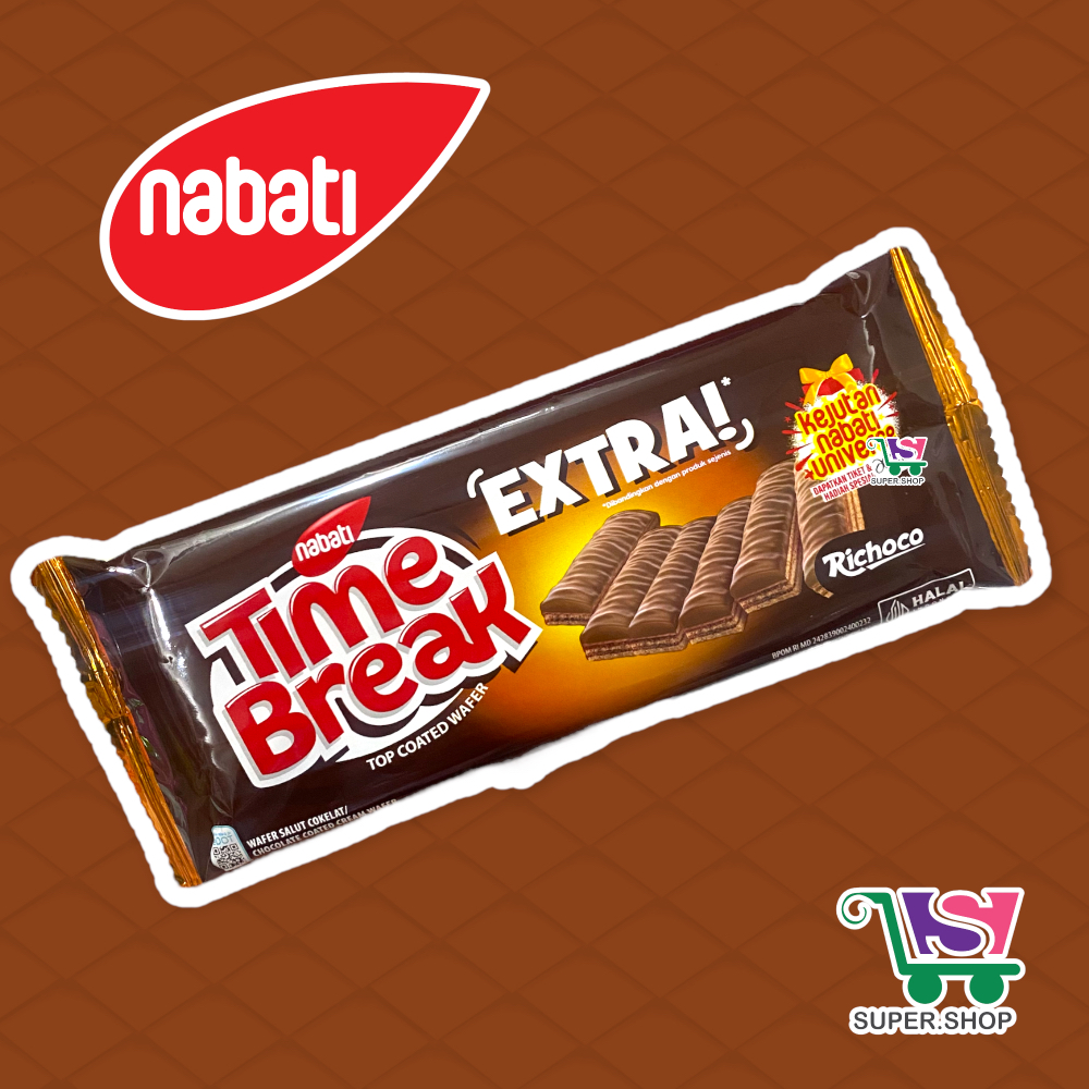 Jual Nabati Time Break EXTRA Top Coated Wafer 36 Gram | Shopee Indonesia
