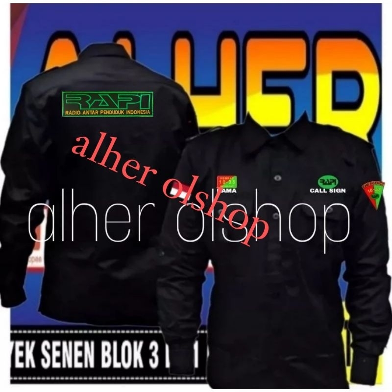 Jual rapi bordir kemeja rapi baju rapi Seragam rapi Pdh rapi kemeja ...