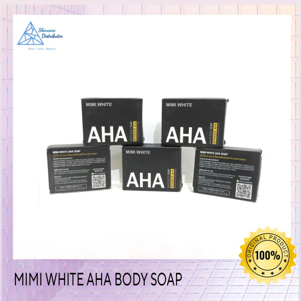 Jual MIMI WHITE AHA SOAP SABUN MIMI AHA ORIGINAL | Shopee Indonesia