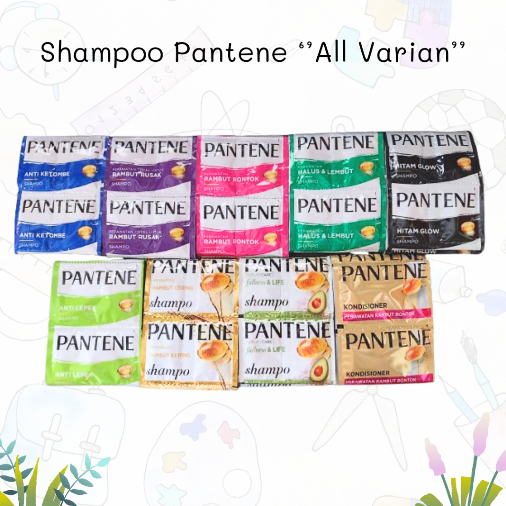 Jual PANTENE SHAMPOO KEMASAN SACHET (1RENCENG 12PCS) | Shopee Indonesia