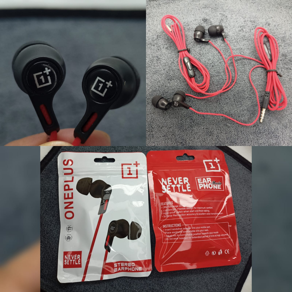 Jual Handsfree Headset One Plus Q1 Q2 Extra Bass Earphone With ...