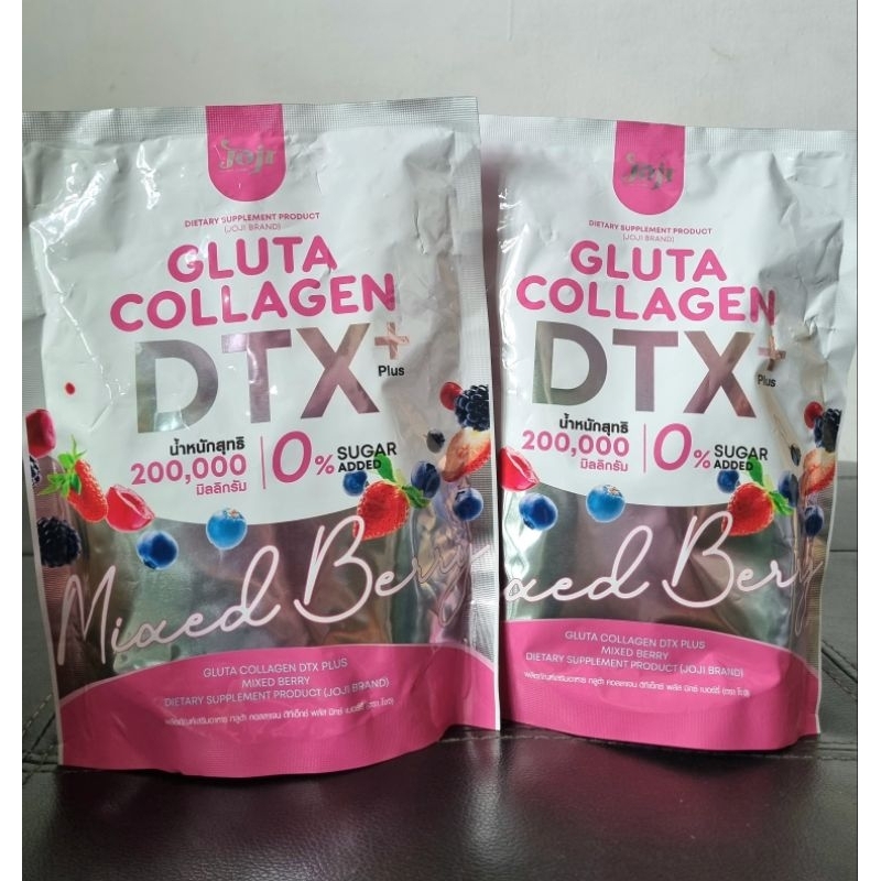 Jual Joji Gluta Collagen DTX Plus 0% Sugar Ori Thailand | Shopee Indonesia