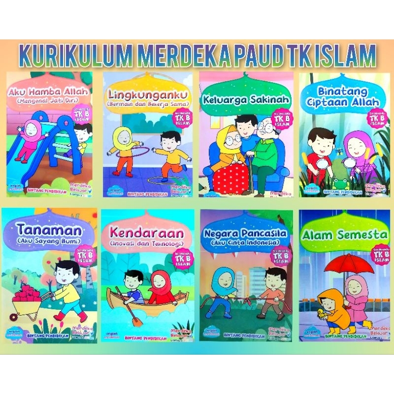 Jual Buku Paket Kurikulum Merdeka Paud TK Islam ( Free Buku Tabungan) | Shopee Indonesia