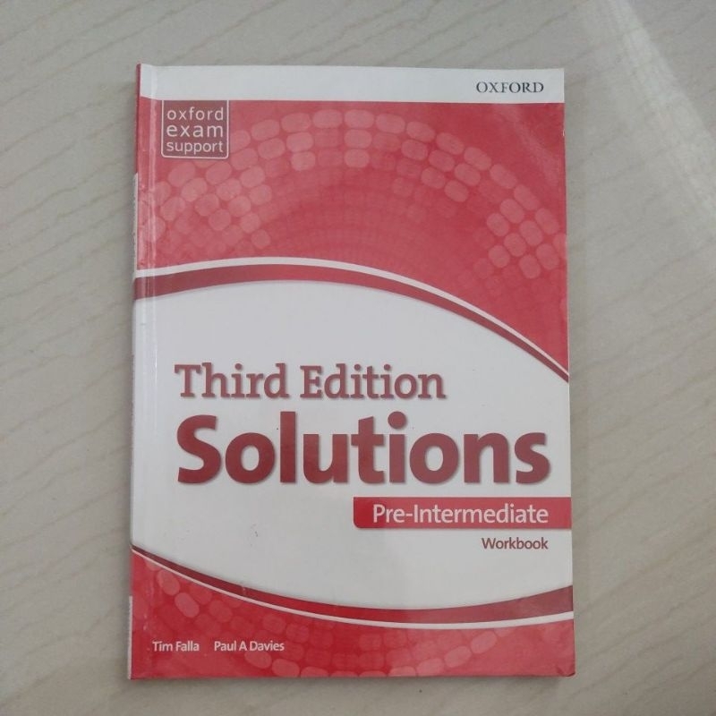 Jual [BEKAS ORIGINAL IMPORT] Oxford Third Edition Solutions Pre ...