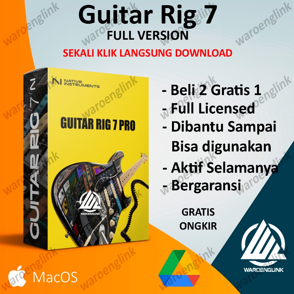 Jual Native Instruments Guitar Rig 7 Pro | Shopee Indonesia