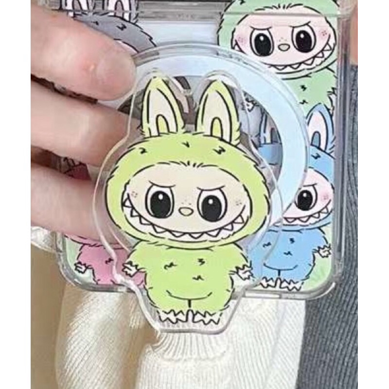 Jual Casing Samsung Z flip 3 4 5 6 Pop Cute Magnetic Labubu The Monster ...