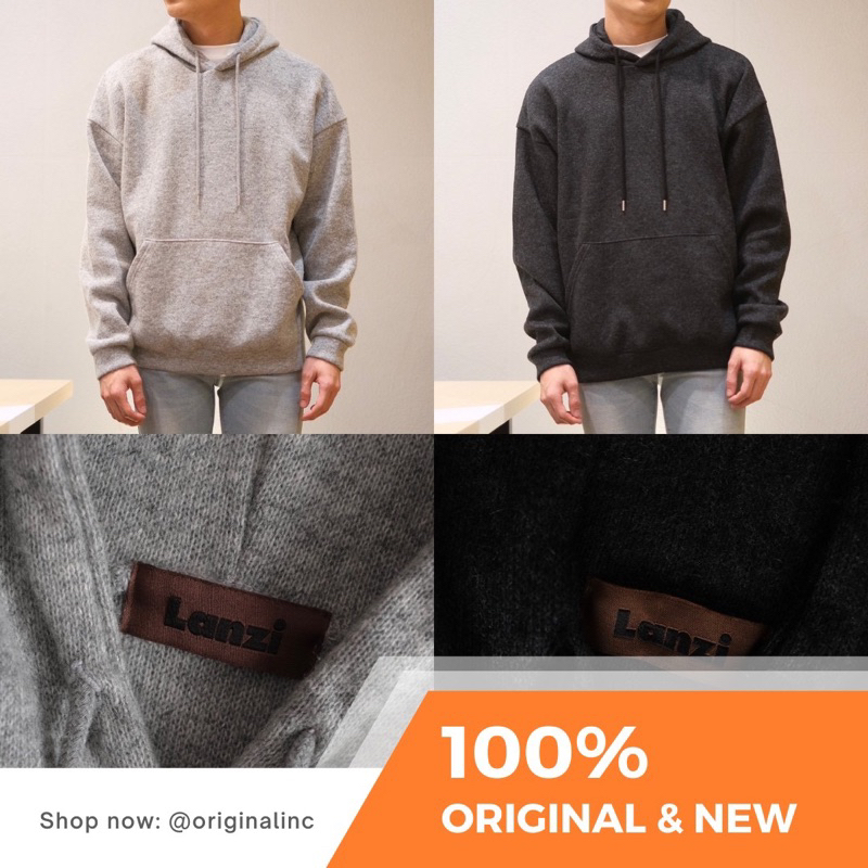 Jual Lanzi Wool Pullover Hoodie LZ-JKT-02 | Shopee Indonesia