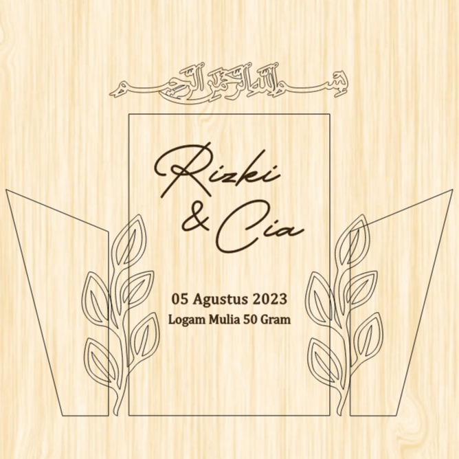 Jual Laser Cut Grafir mahar set | Dekorasi ornamen mahar | Scrapbook ...