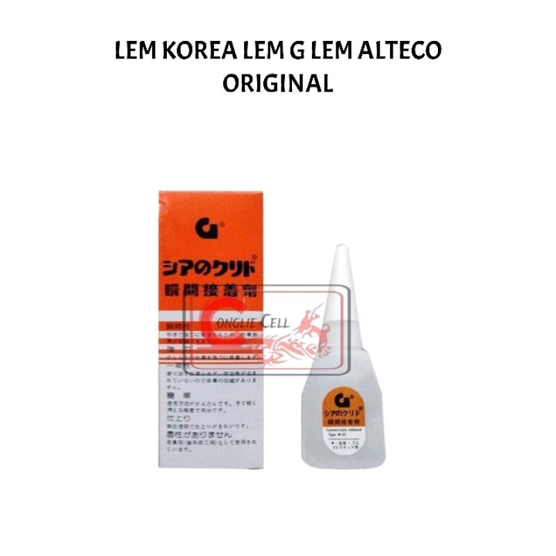 Jual LEM KOREA LEM G LEM ALTECO ORIGINAL | Shopee Indonesia