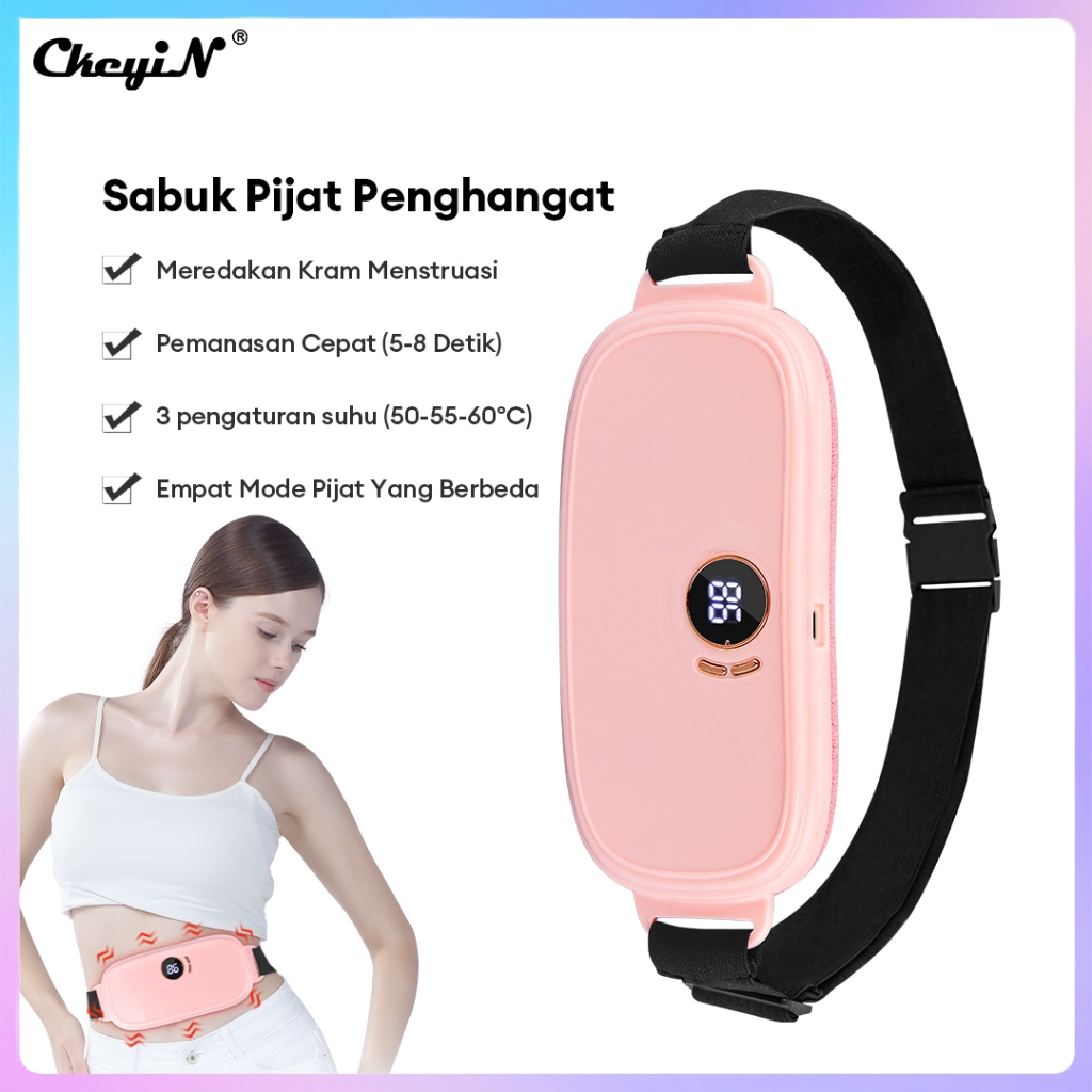 Jual Sabuk Pijat Penghangat Menstruasi Kompres Hangat Haid Portabel ...