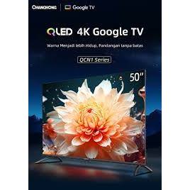 Jual Changhong QLED TV 4K 50inch Google Smart TV Digital TV (U50QCN1) | Shopee Indonesia
