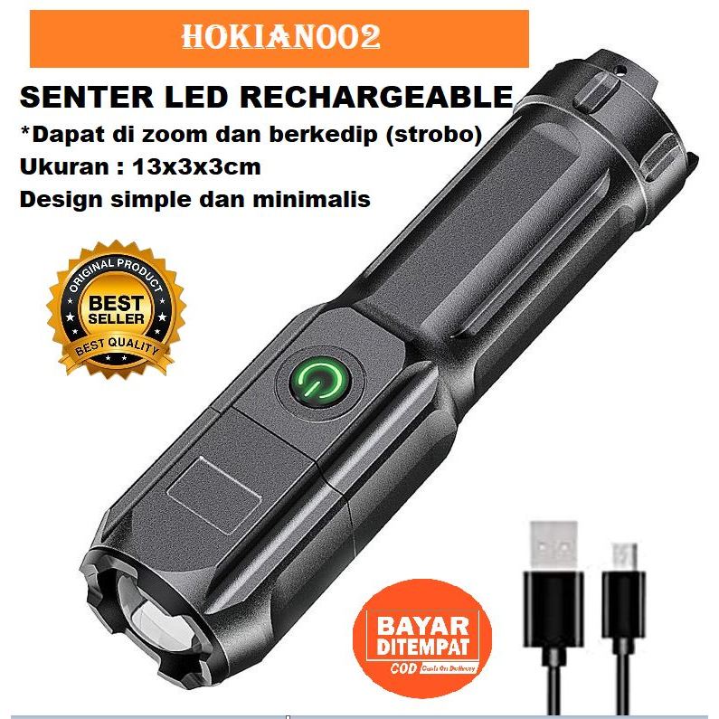 Jual SENTER SWAT LED 36W / SENTER LED POLICE CHARGEABLE / SENTER CAS | Shopee Indonesia