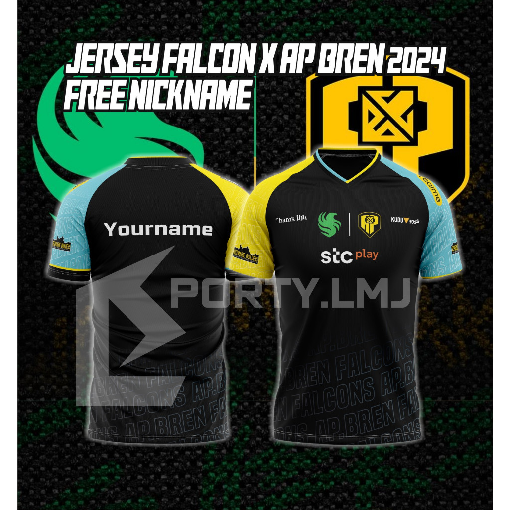 Jual Jersey Kaos AP BREN X FALCON 2024 , FREE NICKNAME | Shopee Indonesia
