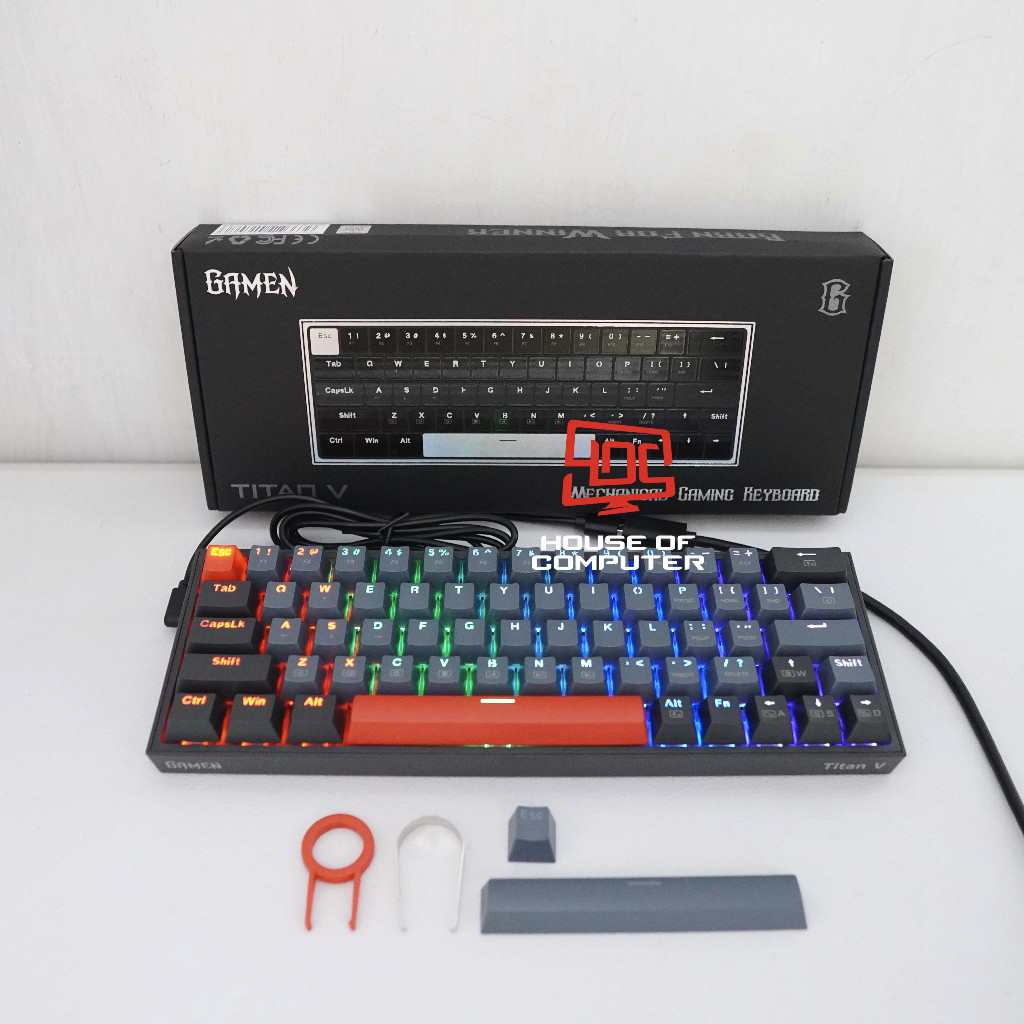 Jual KEYBOARD GAMING MECHANICAL GAMEN TITAN V LITE LATEST TITAN SERIES ...